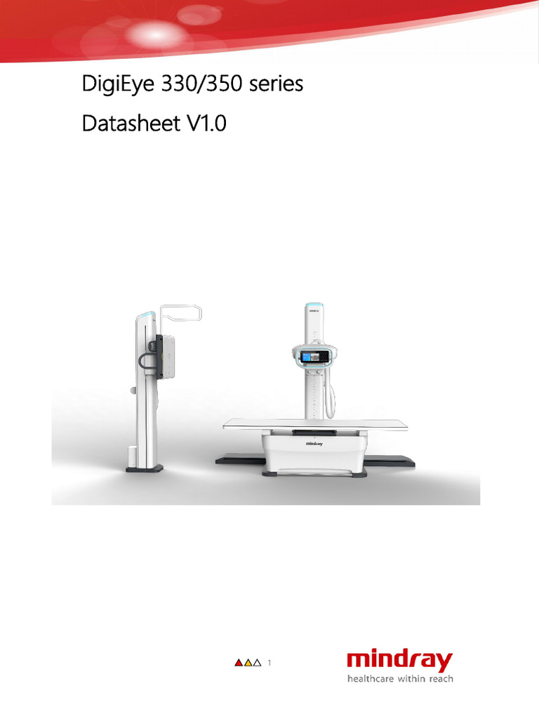 DigiEye 330&350 Datasheet Eng | PDF | Vacuum Tube | Radiography
