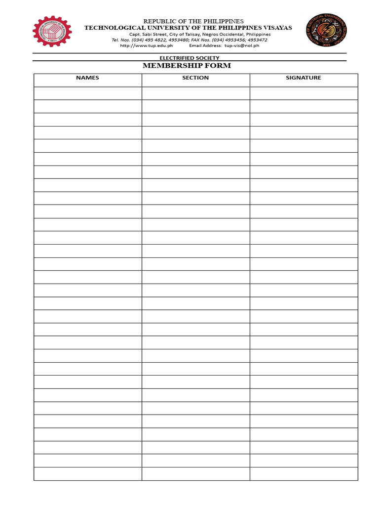 Membership Form | PDF