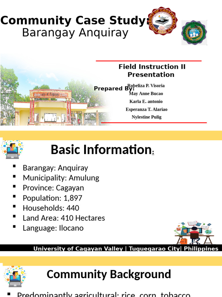 Community Case Study: Barangay Anquiray | PDF | Economies
