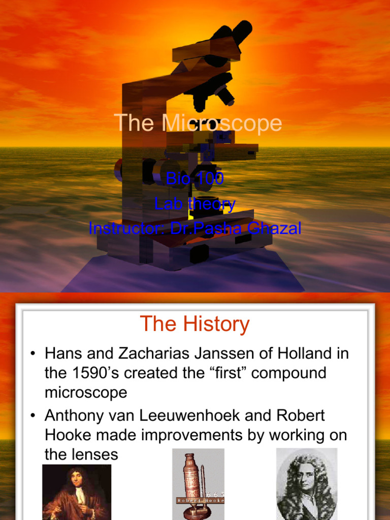 Lab 3 The Microscope - For Students | PDF | Microscope | Optical Devices