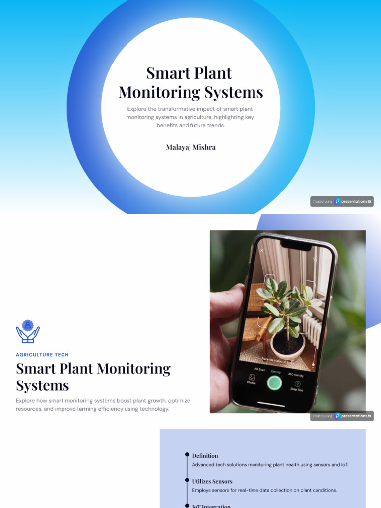 Smart Plant Monitoring System Analysis | PDF