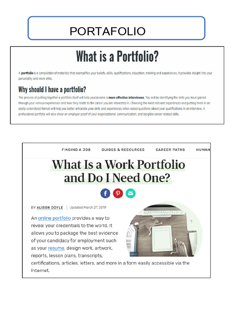 Portfolio Guidelines - En.es | PDF