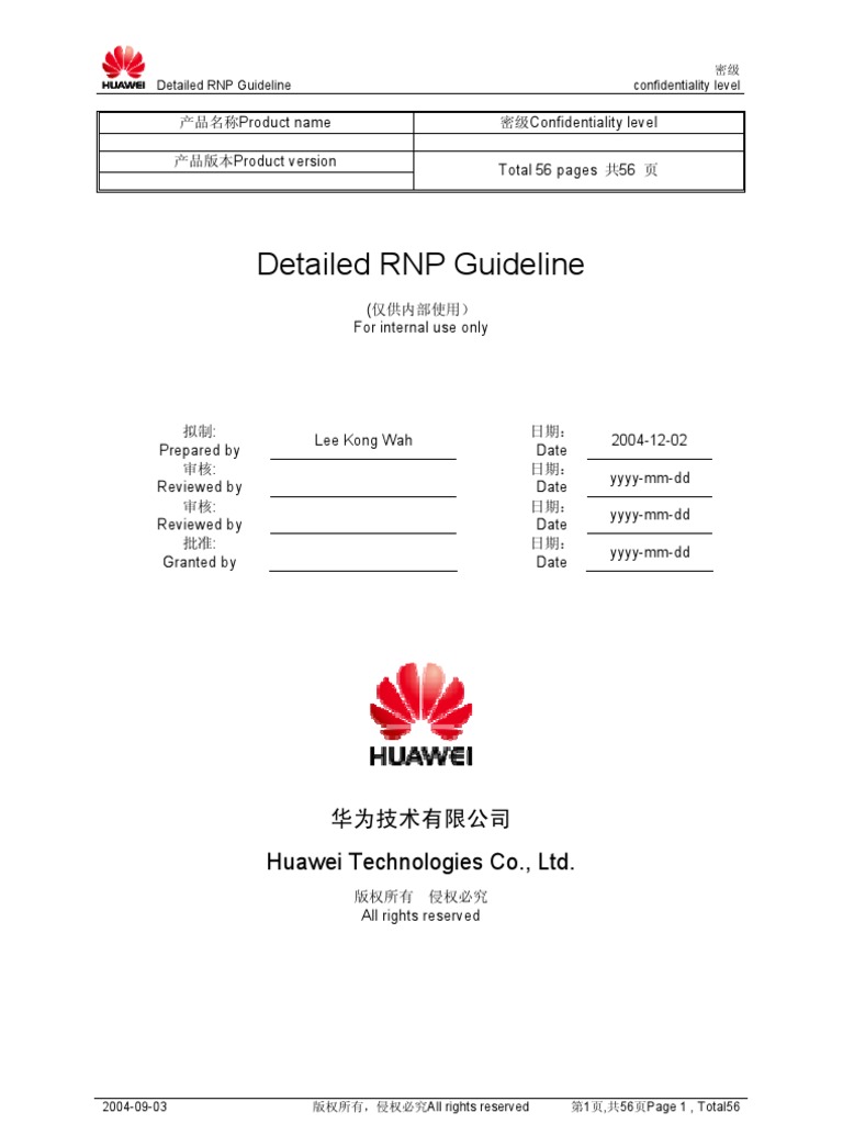 WCDMA RNP Phase Guidance Detailed Planning-20050316-A-2.0 | PDF | Antenna (Radio) | Prediction