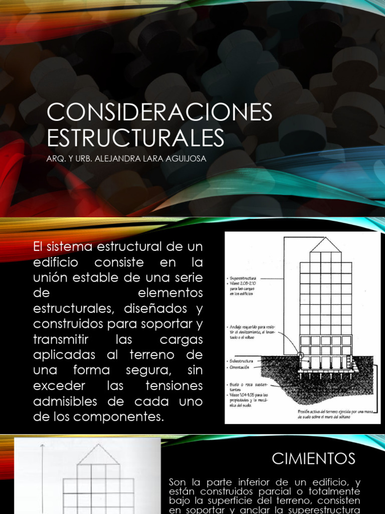 Consideraciones Estructurales | PDF | Fundación (Ingeniería) | Ingeniería estructural