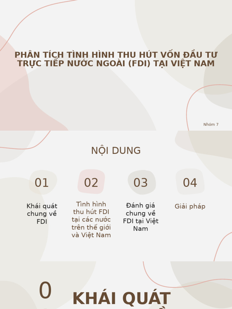 FDI KTPT Nhóm 7 | PDF