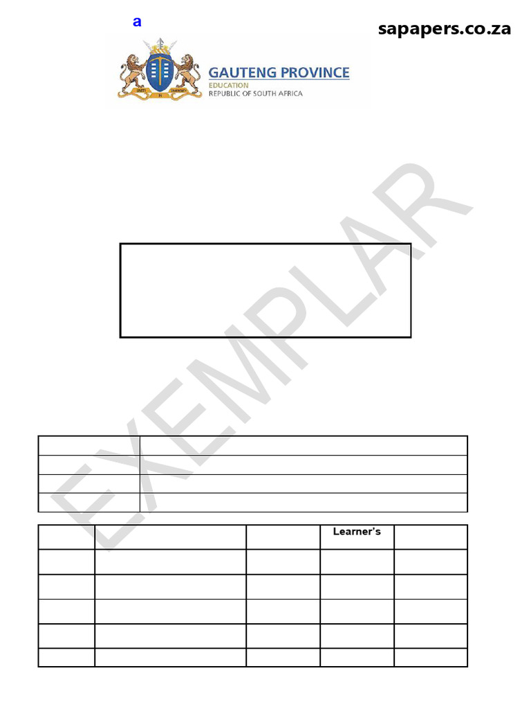 Grade 11 Accounting Exam Answer Book | PDF | Balance Sheet | Equity ...