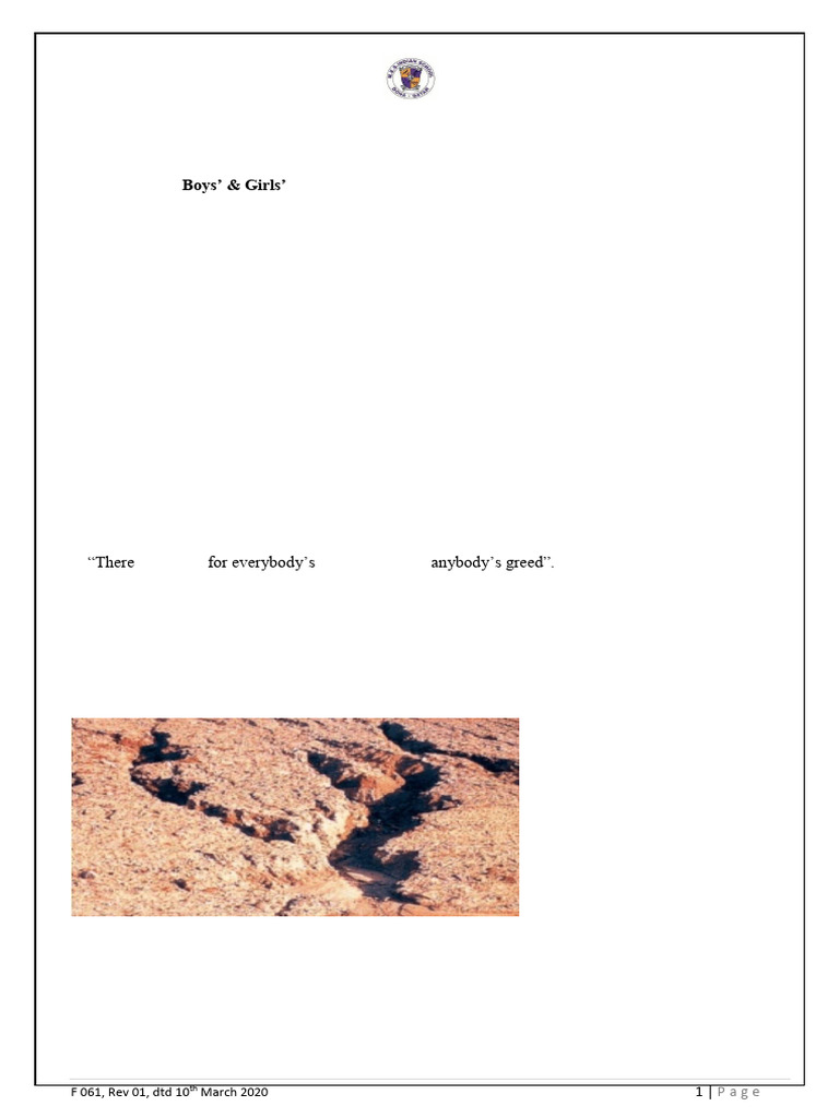 M.E.S Indian School, Doha - Qatar Worksheet (3) 2025 - 2026 | PDF | Earth Sciences | Agriculture