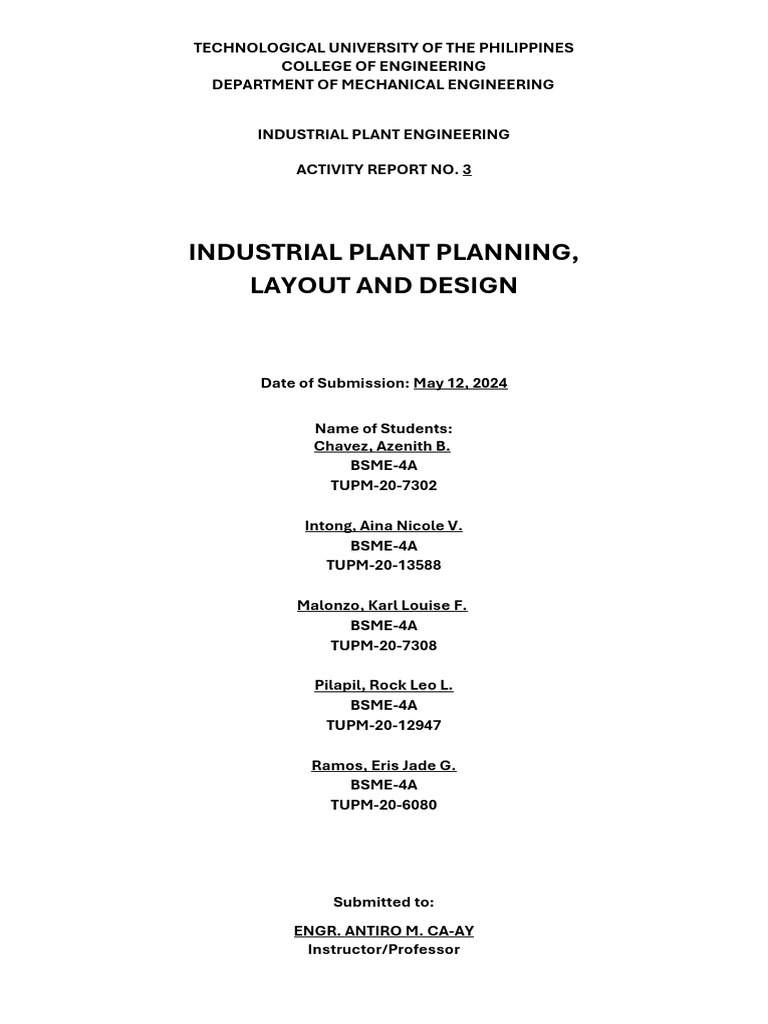Industrial Plant Design for AquaVac System | PDF | Waste | Regulatory ...