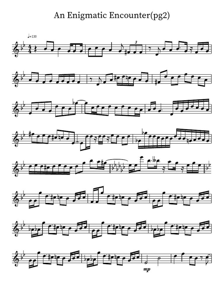 An Enigmatic Encounter (Pg2) | PDF