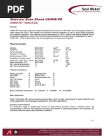 PE-UHMW Technical Data Overview | PDF | Strength Of Materials ...