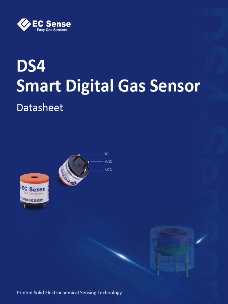 DS4 Smart Digital Gas Sensor Datasheet V1 v2.0 20250207 | PDF | Sensor | Calibration