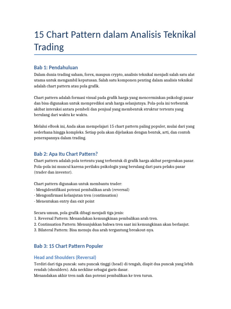Ebook Chart Pattern-1 | PDF