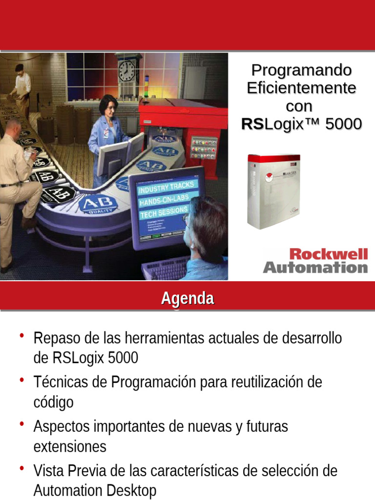 Programando Eficientemente Con RSLogix5000 | PDF | Controlador lógico programable | Programación ...