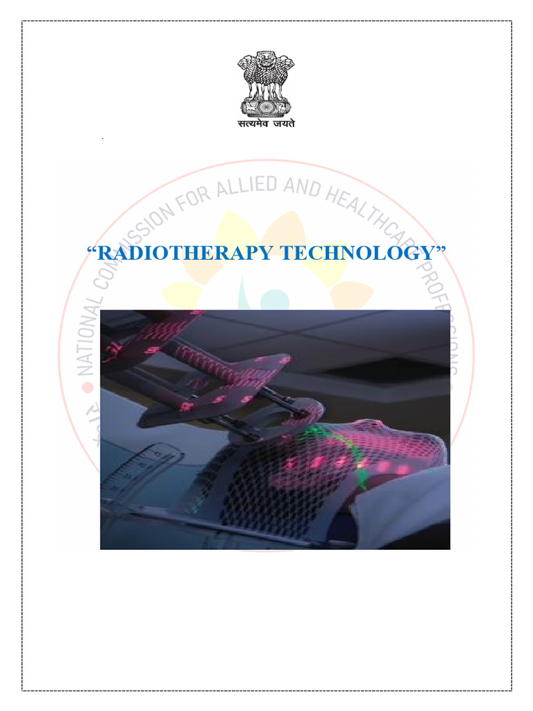 Radiotherapy Technology | PDF | Radiation Therapy | Health Care