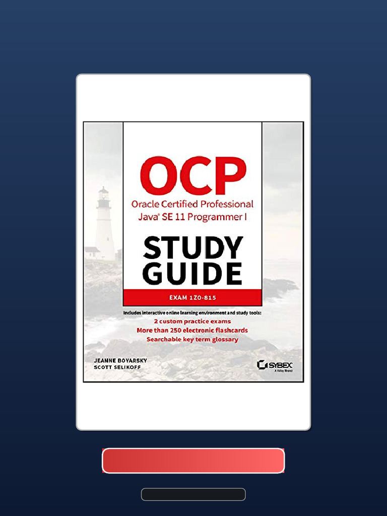 Get Test Bank For OCP Oracle Certified Professional Java SE 11 ...