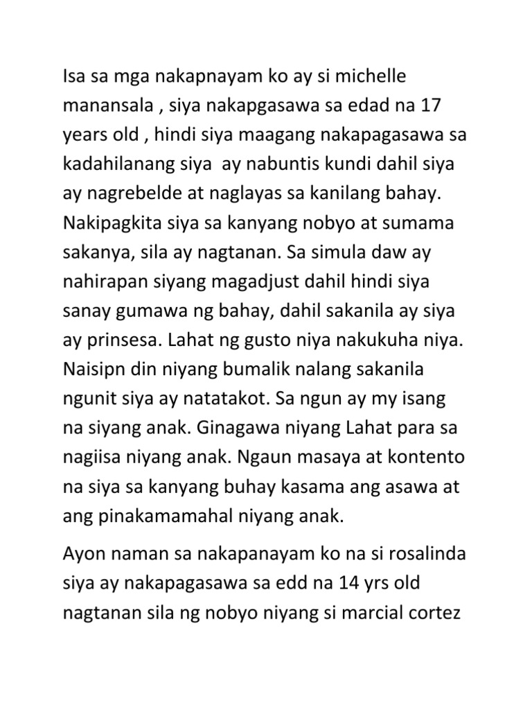 Isa Sa Mga Nakapnayam Ko Ay Si Michelle Manansala | PDF