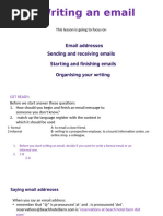Professional Email Writing | PDF