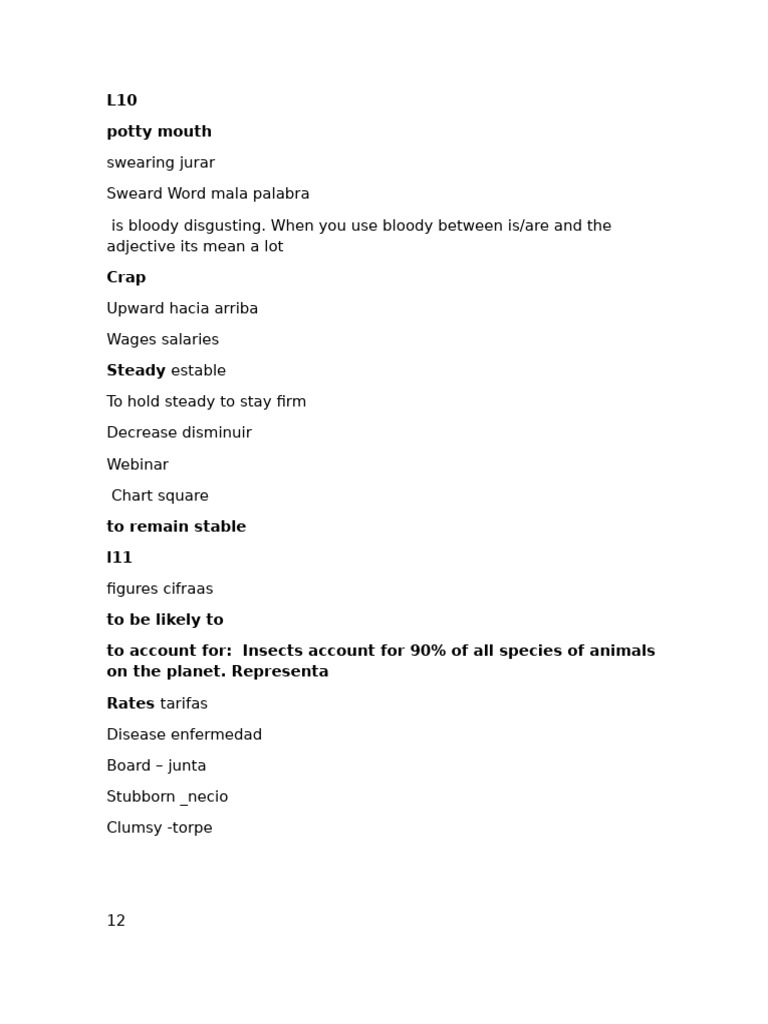 Palabras Nuevas | PDF