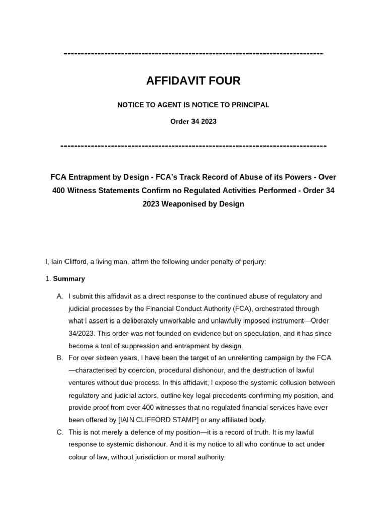 FCA Entrapment by Design - FCA's Track Record of Abuse of Its Powers ...