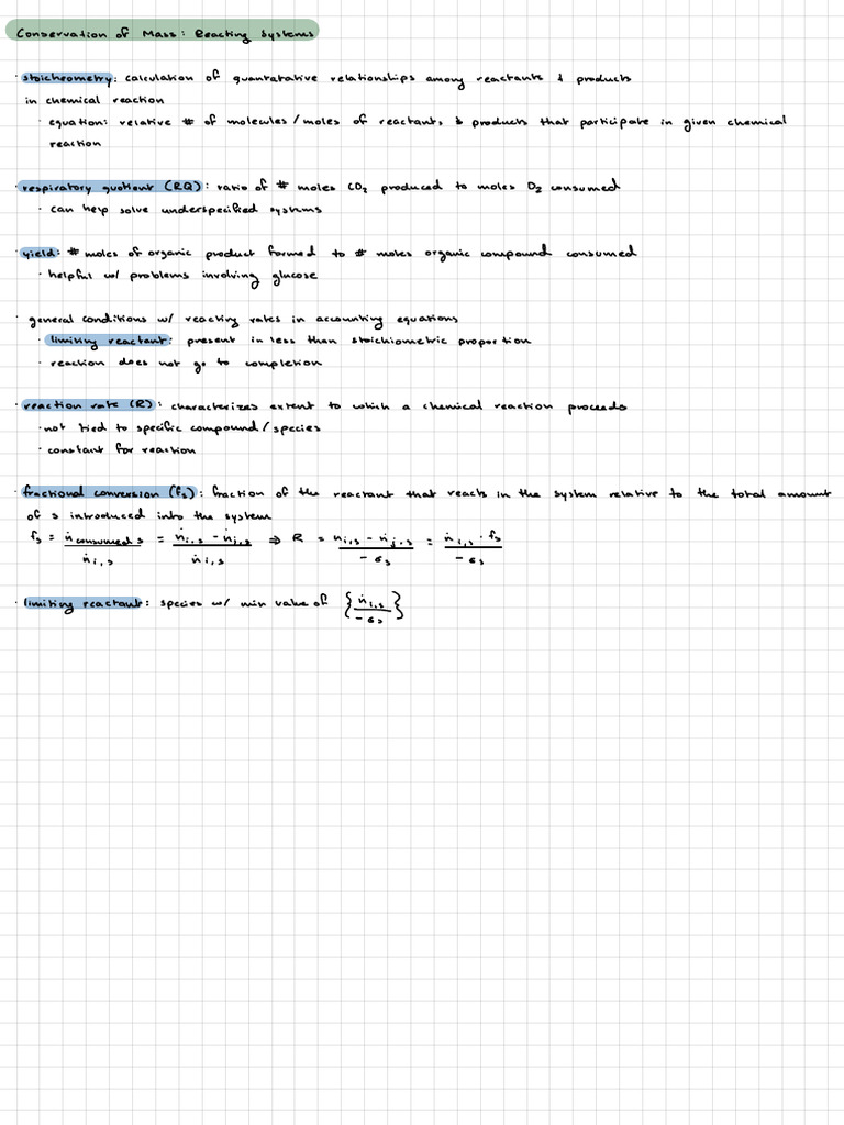 BME 101 Individual Notes | PDF | Stoichiometry | Chemical Reaction ...