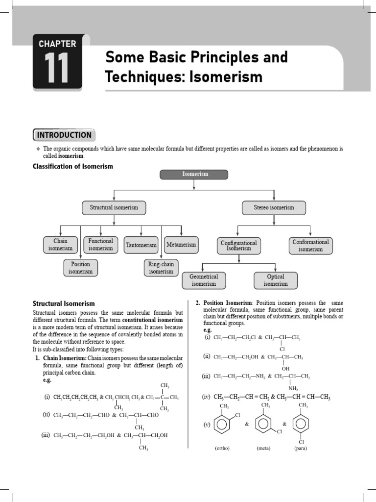 Isomerism in Organic Chemistry Explained | PDF | Isomer | Organic Chemistry