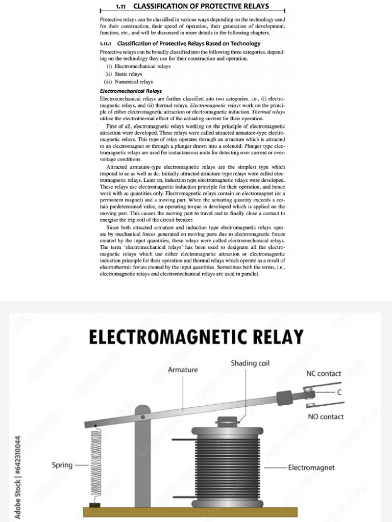 Classification of Protective Relays | PDF