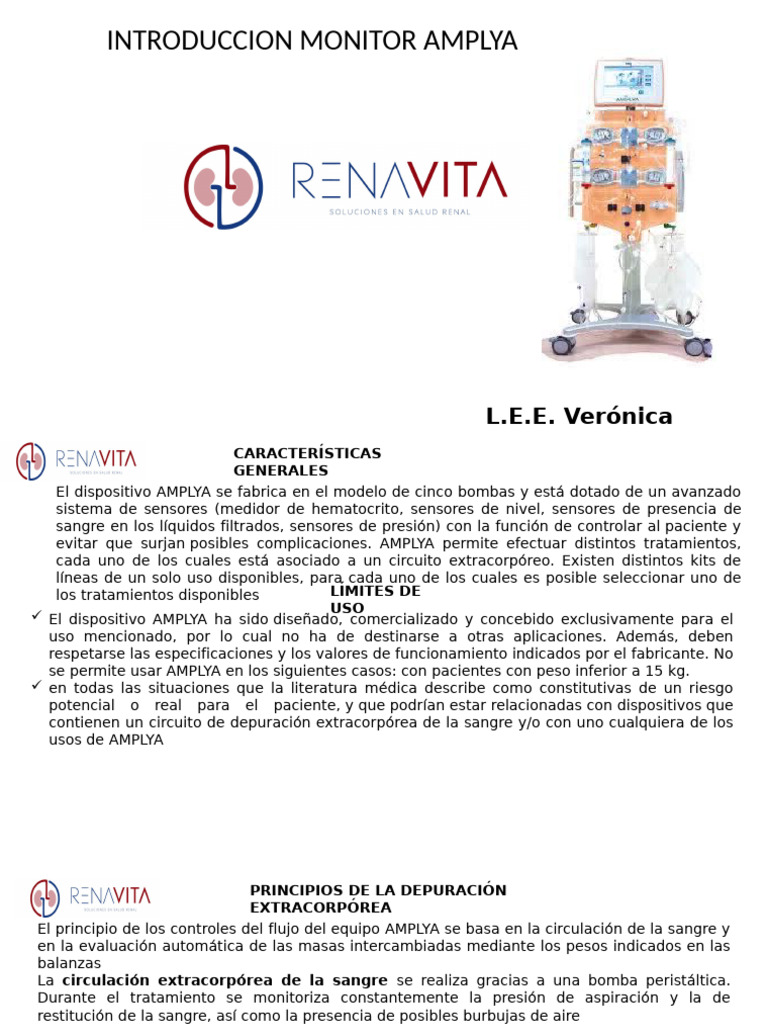 Introduccion Monitro Amplya | PDF | Sangre | Medicina CLINICA