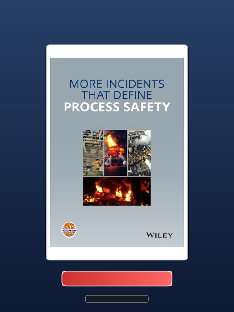 More Incidents That Define Process of Safety First Edition American ...