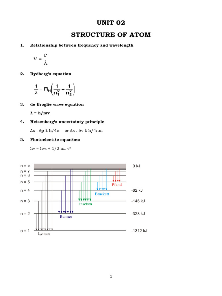 Chapter 2 Structure of Atom | PDF | Atomic Orbital | Electron