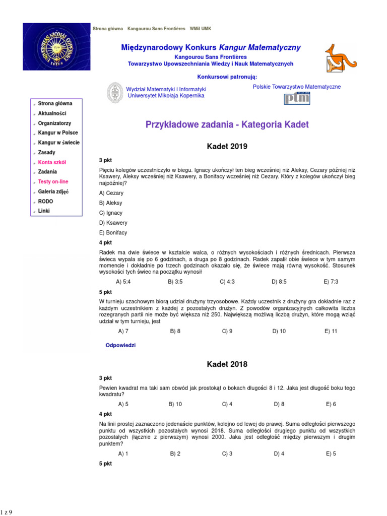 Przyklady Kadet | PDF