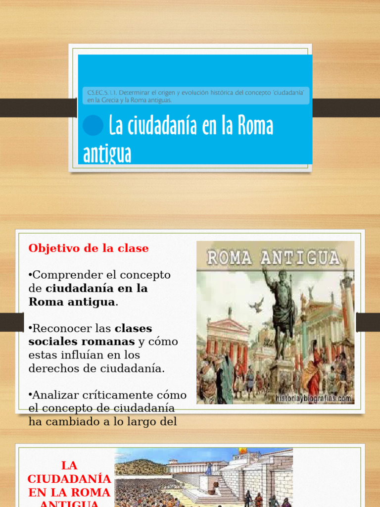 2 Ciudadanía Antig Roma | PDF | Roma antigua | Republica Romana