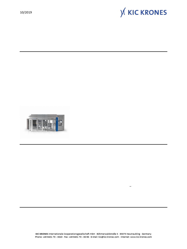 223 201910 TD KRONES Celerol L 7008 GB EN | PDF