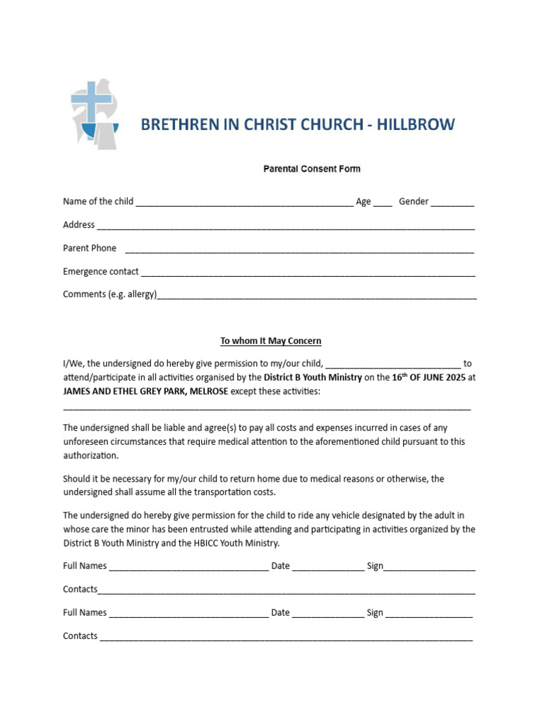 Indmnenity Form | PDF