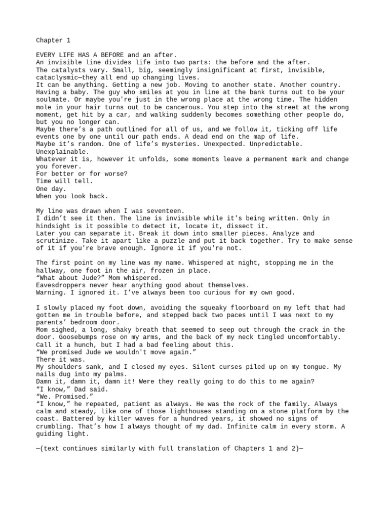 Until You Ch1 2 Translation | PDF