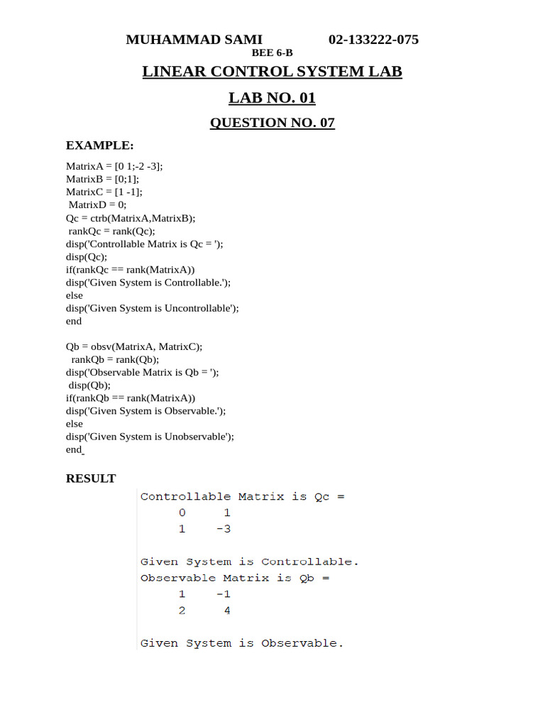 Sam Lab 7 | PDF