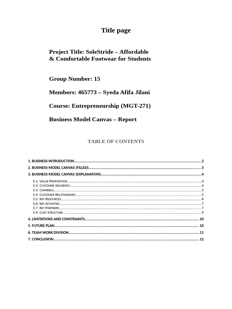 465773 _ Syeda Afifa Jilani Final Project | PDF | Retail | Shoe