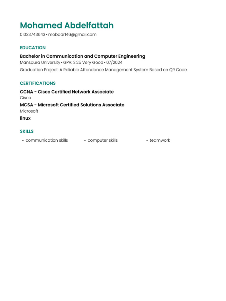 Untitled Resume | PDF