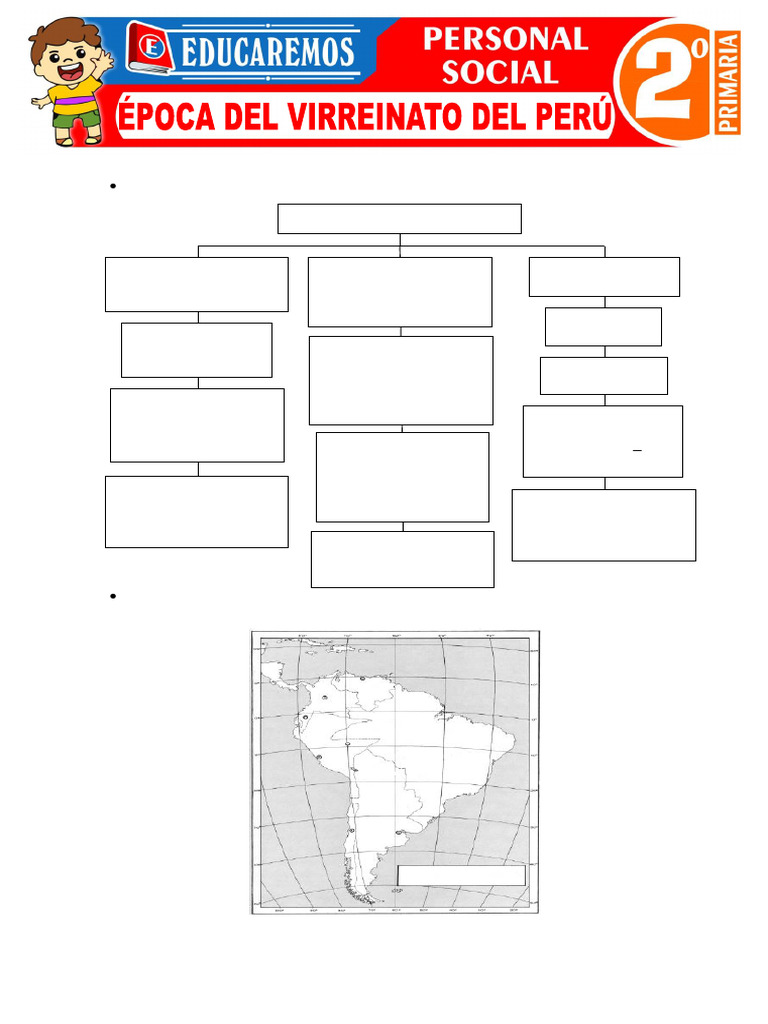 Epoca Del Virreinato Del Peru para Segundo Grado de Primaria | PDF | Perú