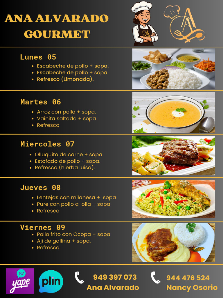 Ana Alvarado Gourmet | PDF