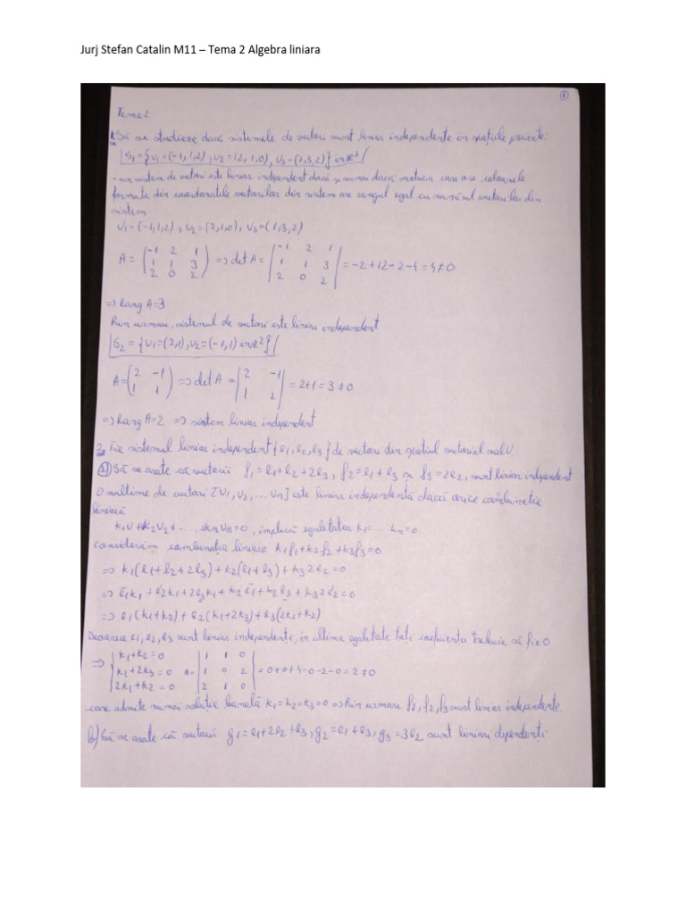 Jurj Stefan Catalin M11 Tema 2 | PDF