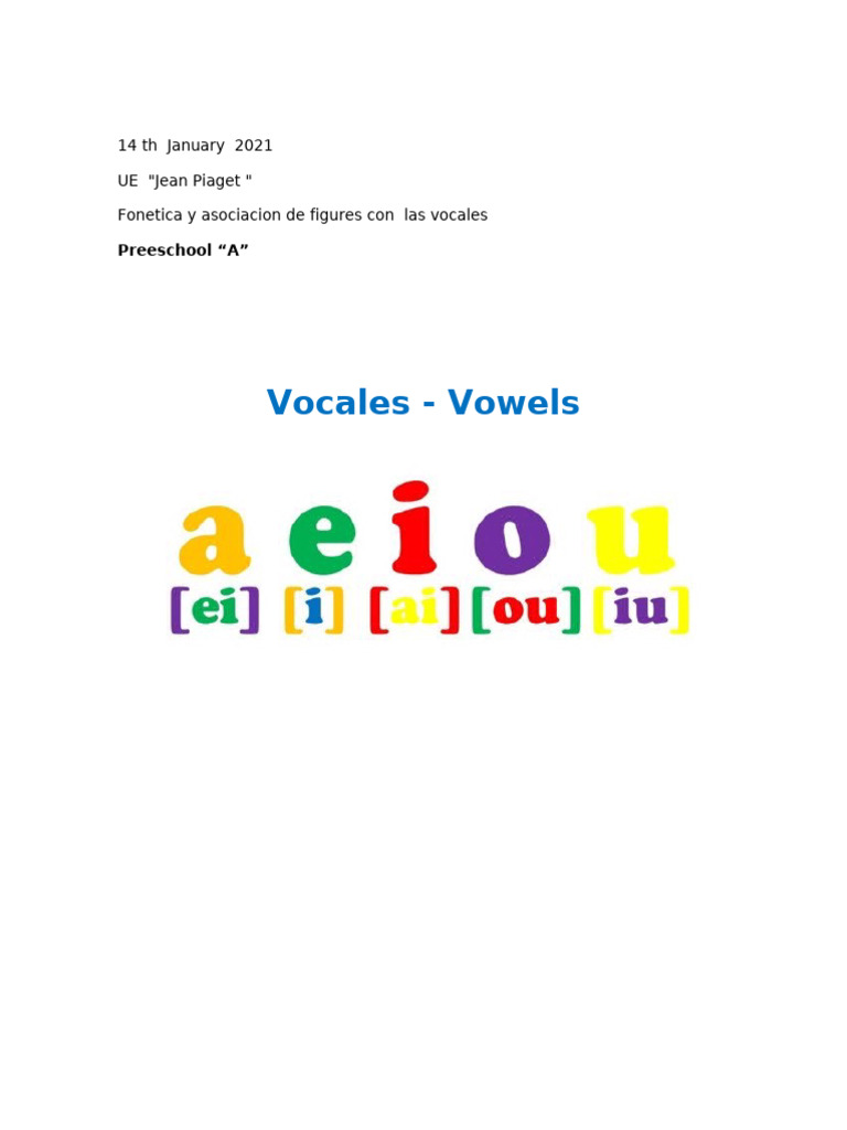 Ya Aprendimos La Fonética Del Abecedario | PDF