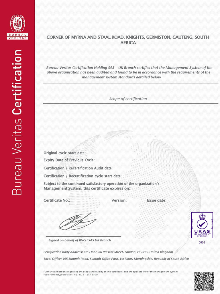 Actom Current Electric Iso 90012015 1 | PDF
