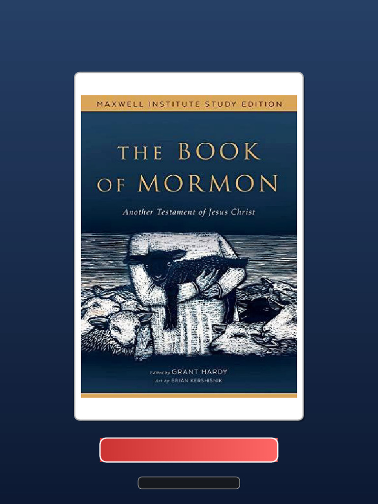 The Book of Mormon: Another Testament of Jesus Christ, Maxwell ...