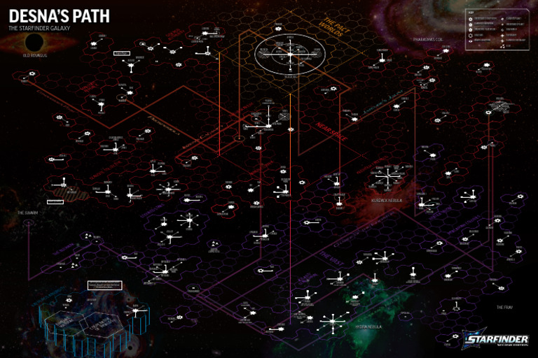 Nemenar: Starfinder Galaxy Map | PDF | Astronomy | Astronomical Objects