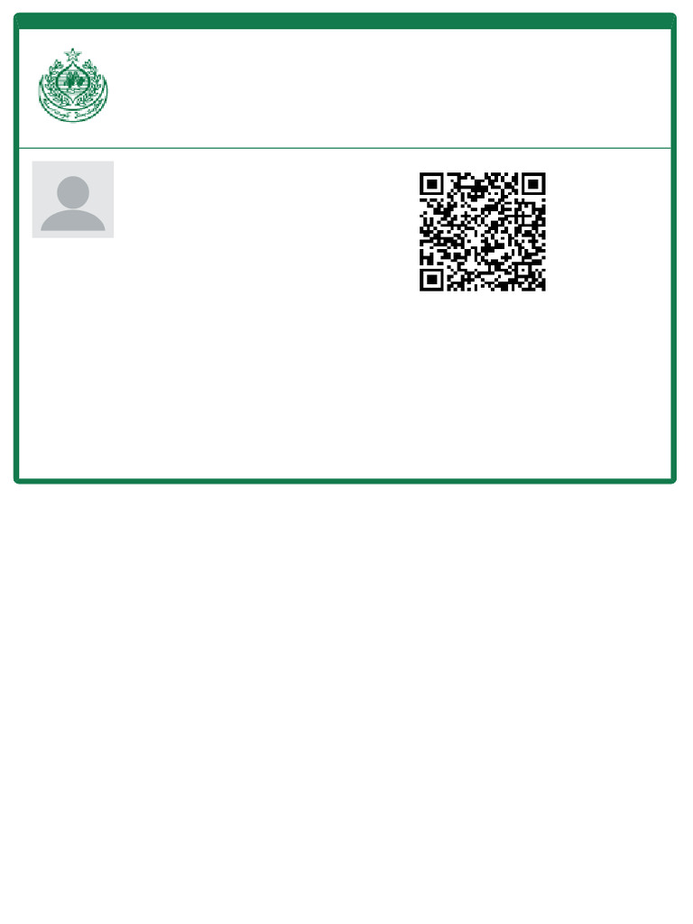 Student Card Wadiya Saleem | PDF