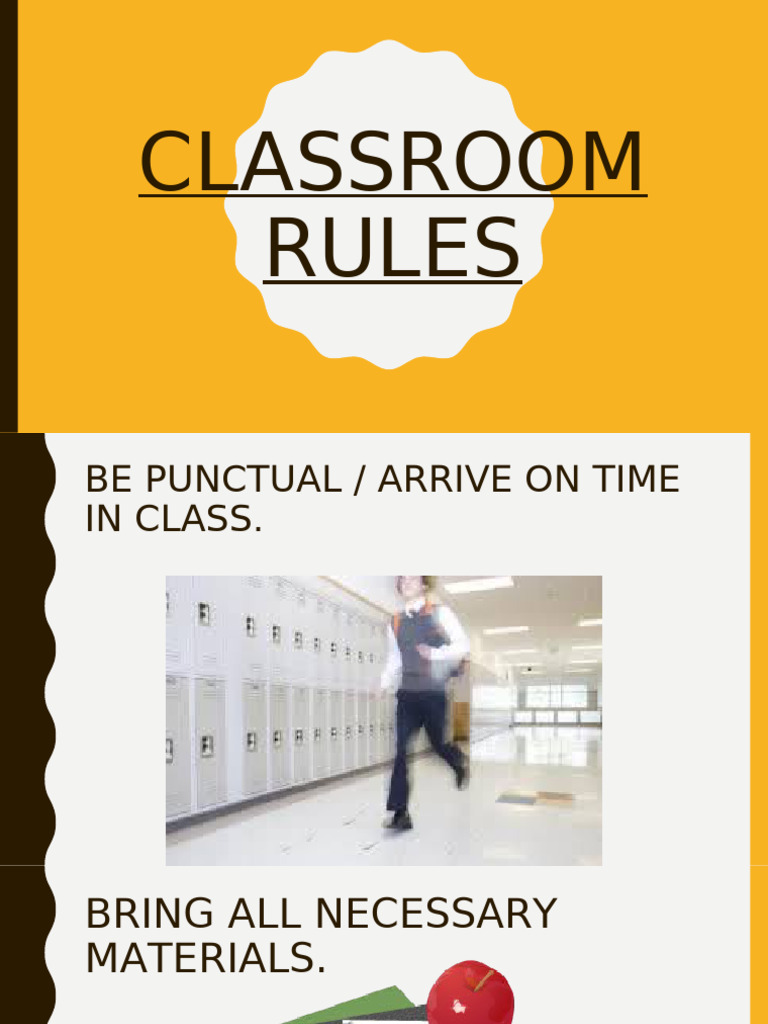 Classroomrules-161007121638 PPT Presentation. | PDF