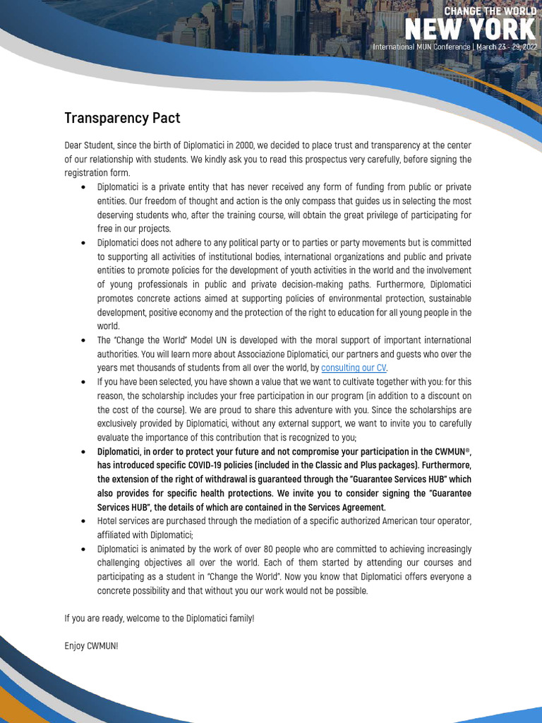 Transparency Pact ENG | PDF