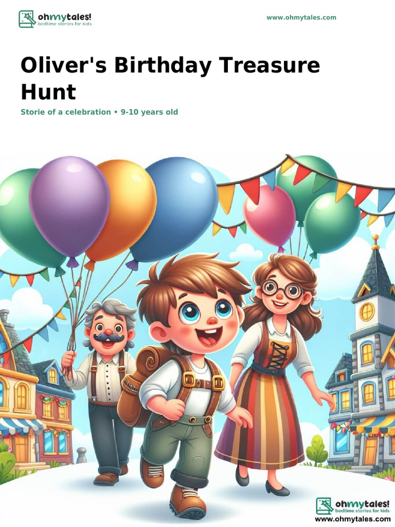 Olivers Birthday Treasure Hunt | PDF