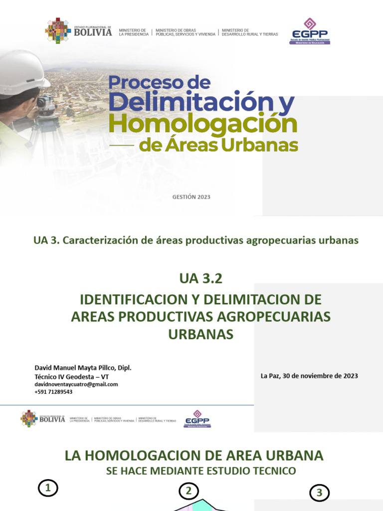 U3.2 MDRyT - Viceministerio de Tierras | PDF