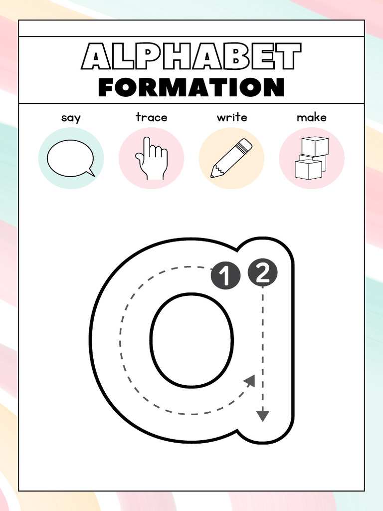 Lowercase Alphabet Formation Worksheets in Green Lined Style | PDF